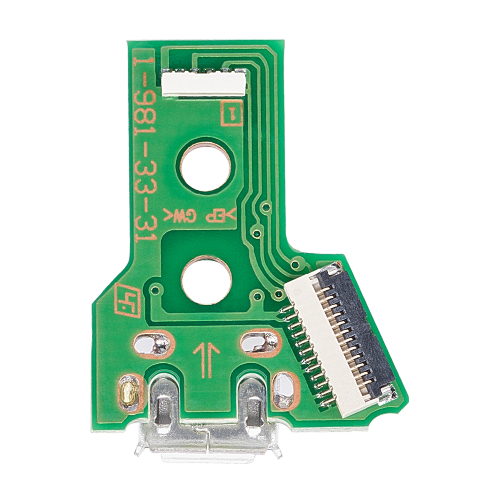 PlayStation 4 Controllers USB Charging Port Board W/ 12Pin Flex Cable ...