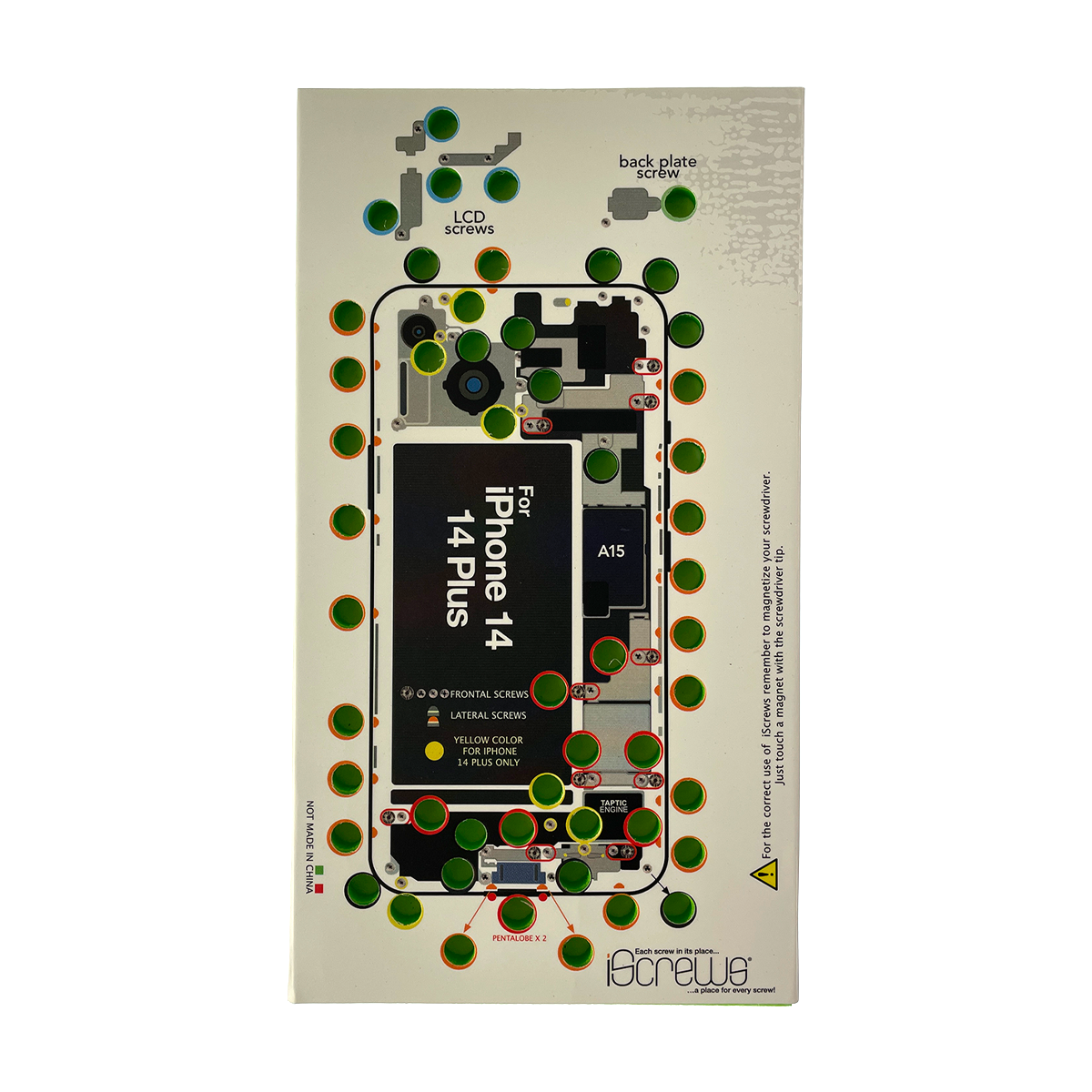 iScrews - Screw Organizer for iPhones – Repairs Universe