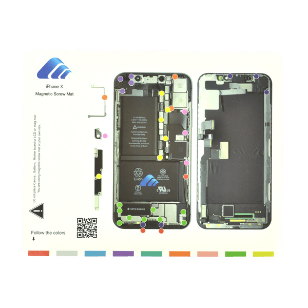 iPhone X Magnetic Screw Mat for Professionals – Repairs Universe