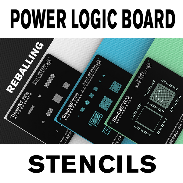 QianLi iPhone 3D Black Power Logic Module Reballing Stencils – Repairs ...