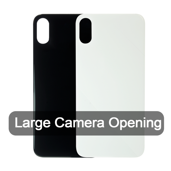iPhone X Rear Case Glass Replacement with Large Camera Opening ...